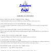 Menu | Lake Shore Cafe