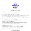 Menu | Lake Shore Cafe